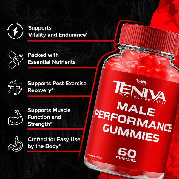 Teniva Male Performance Gummies – Supplements Max